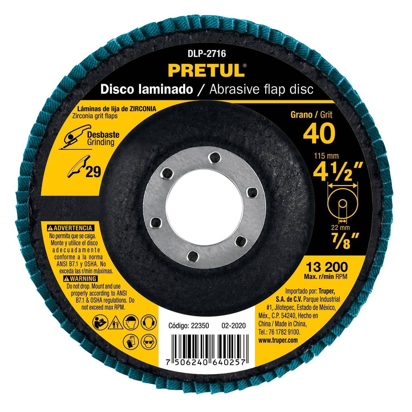 Disco Multi Lija Laminado de 4 1/2" – FERRETERIA FRONTERA